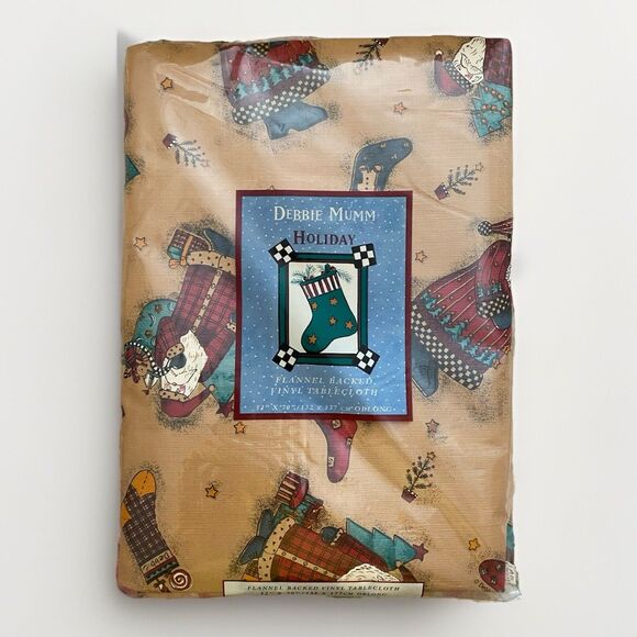 Debbie Mumm | Dining | New Vtg Debbie Mumm Magic Of Santa Vinyl ...
